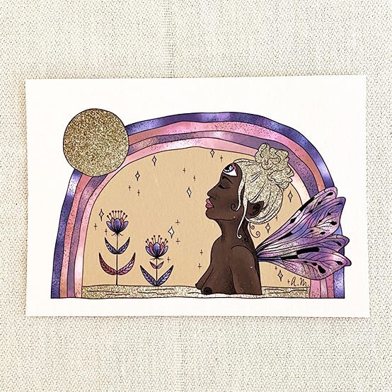 Postkarte Fairy Goddess – HULDA